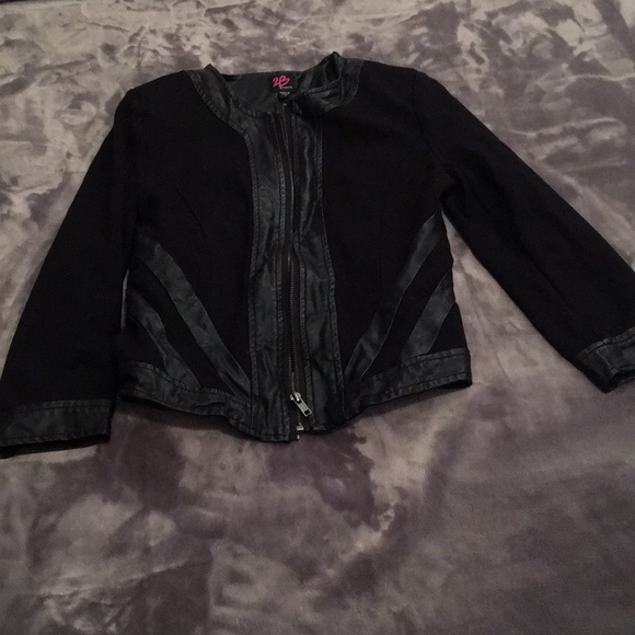 bebe | Jackets & Coats | Bebe Leather Zip Up | Poshmark